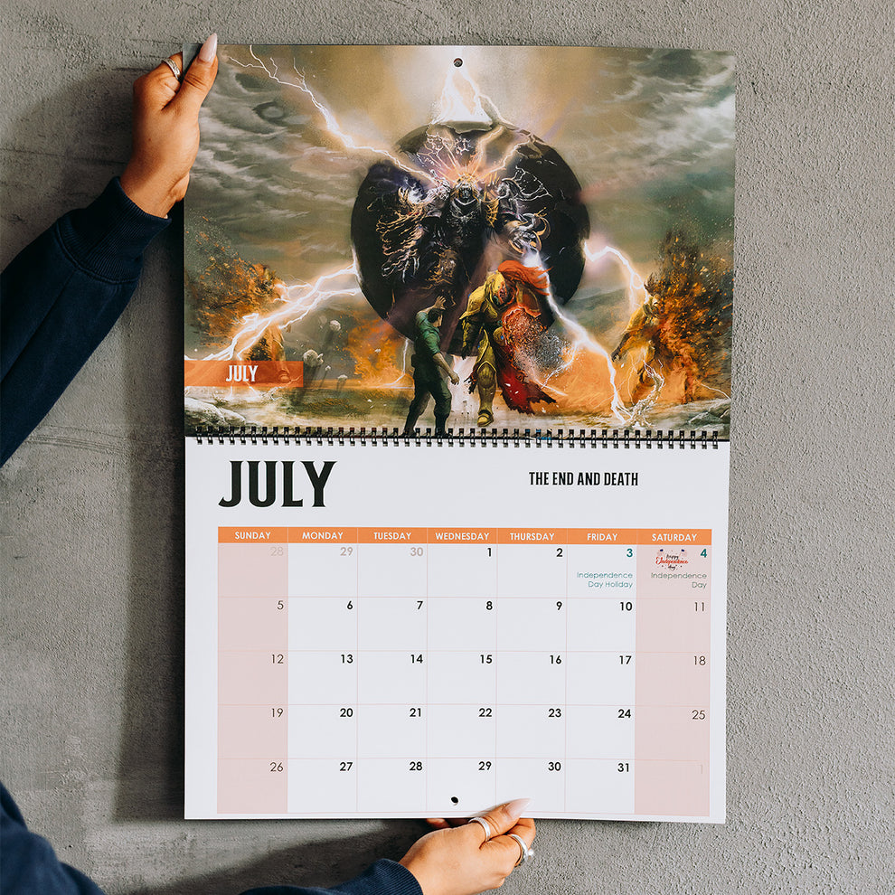MAJORKILL LORE CALENDAR - A3 (2026) – MajorKill Merchandise